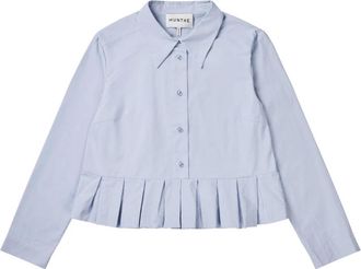 Munthe Femme, Blouses et Chemises, Bleu, Taille: 46 FR Chemises