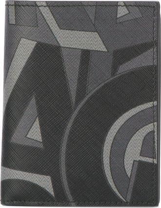 Ferragamo Portemonnaie mit Print - Schwarz