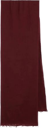 Destin frayed scarf - Rot