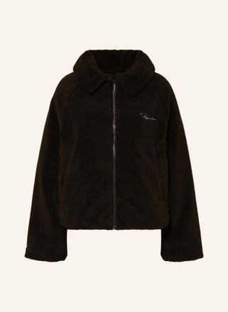 Pegador Pegador Teddyfell-Jacke Laja schwarz