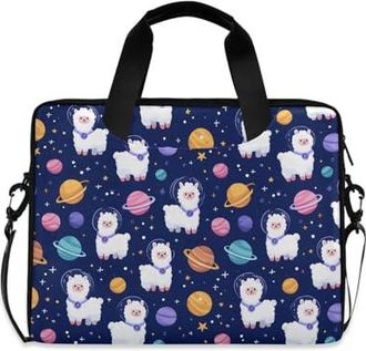 Alaza Sac pour ordinateur portable de 40,6 &agrave; 15,6 pouces, sacoche pour ordinateur portable pour femme, homme, &eacute;tudiant, travail, voyage, bandouli&egrave;re, Alpaga