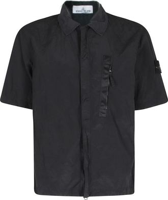 Stone Island Homme, Chemises, Noir, Taille: S Shirts