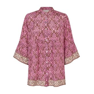 Lollys Laundry Femme, Blouses et Chemises, Rose, Taille: 38 FR Chemise Polkall