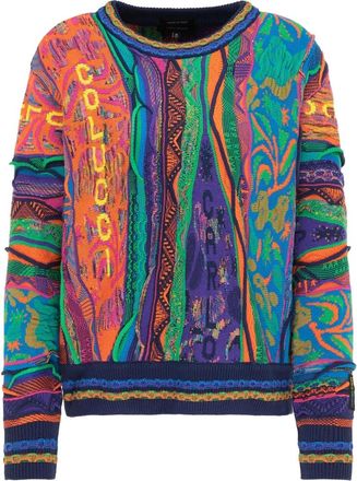 Carlo Colucci Damen, Strickwaren, Mehrfarbig, XSGröße