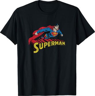 Superman Flying Over T-Shirt