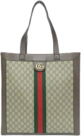 Gucci unisex, Pre-owned, Beige, Taille: ONE Size Sac cabas vintage Pre-owned