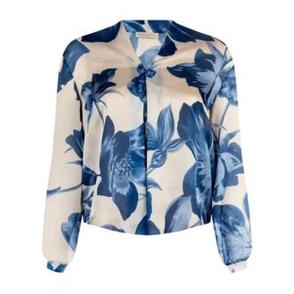Rinascimento Damen, Blusen & Hemden, Blau, 4XLGr&ouml;&szlig;e