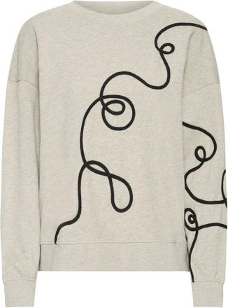 Ichi Ichi, Damen, Sweatshirts & Hoodies, Beige, XSGr&ouml;&szlig;e