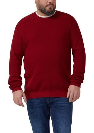 s.Oliver Strukturmix-Pullover aus Reiner Baumwolle