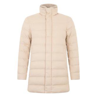 Herno Gesteppte Jacke mit Strickkragen - - Jackets - Herren - Beige - M