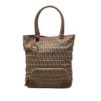 Fendi Pre-owned Canvas Tote Bag - - Pre-owned - Damen - Braun - ONE SIZE