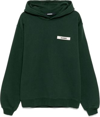 Jacquemus Sweatshirt mit Logo - Grün