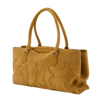 Osoi Womens Shell Brot Shopper Bag - Osoi Leather Brown Cowhide Totes-Shopping-Bags
