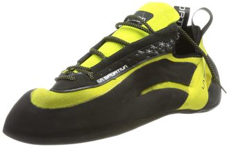 La Sportiva M Miura Grün - Stabiler präziser Leder Herren Kletterschuh, Größe EU 37.5 - Farbe Lime
