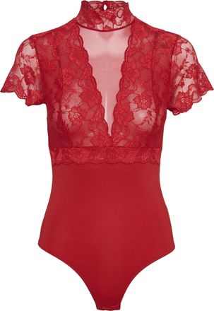 Pieces Pcsicca Ss High Neck Bodystocking