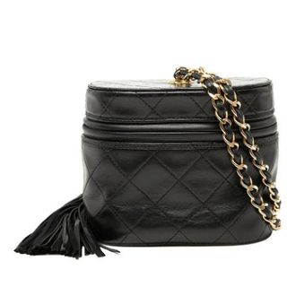 Chanel Sac Vanity Pre-owned - Femme - Pre-owned - Noir - Taille: ONE Size