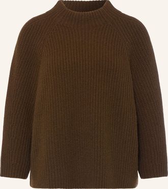 Lilienfels Lilienfels Pullover Mit 3/4-Arm Und Cashmere braun