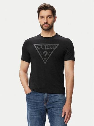 Guess T-Shirt M6YI71 K3745 Schwarz Slim Fit