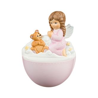 GOEBEL Lass Uns zusammen beten Figur, Porzellan, bunt, 8 x 4.5 x 11.5 cm