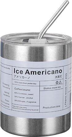Generic Kaffeebecher in Reisegr&ouml;&szlig;e - isolierter Wasserflaschendeckel, vakuumversiegelter Americano-Becher | Americano-Kaffeebecher mit Deckel f&uuml;r Reisen und A