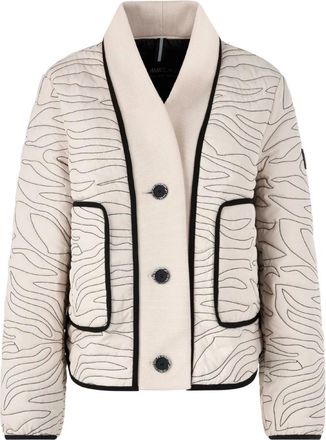 Marc Cain Femme, Vestes, Beige, Taille: 42 FR AS 12.03 W18 Jacket