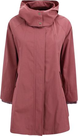 Herno Femme, Manteaux, Rose, Taille: 36 FR Parka &agrave; capuche