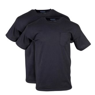 Gildan Herren DryBlend Workwear Tasche, 2er-Pack T-Shirt, Schwarz, XX-Large