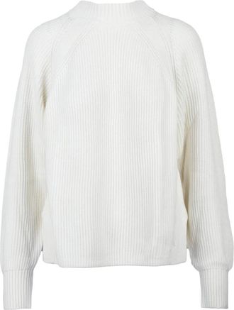 Calvin Klein Jeans Femme, Pulls, Blanc, Taille: 38 FR Maglione in cotone
