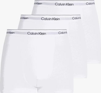 Calvin Klein Lot de 3 boxers en coton m&eacute;lang&eacute;