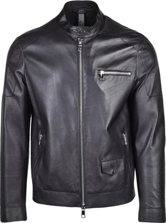 The Jack Leathers Homme, Vestes, Noir, Taille: M Bandit Seamless Leather Jacket