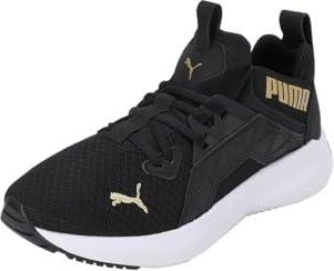 Puma Femme Cushioning Chaussures de Course Softride Enzo NXT Femme 35.5 Black Team Gold Beige