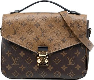 Louis Vuitton Hobo Bags - Monogram Reverse Pochette Metis - Gr. unisize - in Braun - f&uuml;r Damen