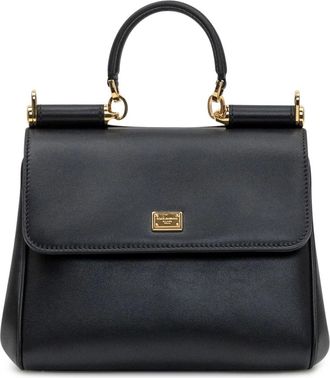 Dolce & Gabbana Femme, Sacs, Noir, Taille: ONE Size Sicily Handbag