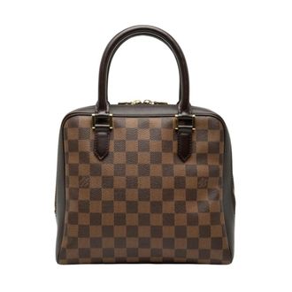 Louis Vuitton Pre-owned Structured Leather Satchel - - Pre-owned - Damen - Braun - ONE SIZE