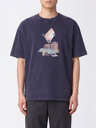 Dr&ocirc;le de Monsieur Dr&ocirc;le de Monsieur Baumwoll-T-Shirt mit Grafikprint und &uuml;berschnittenen Schultern
