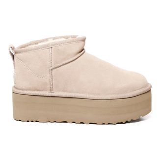UGG Ugg, Femme, Chaussures, Beige, Taille: 40 EU Classic Ultra Mini Platform Boot