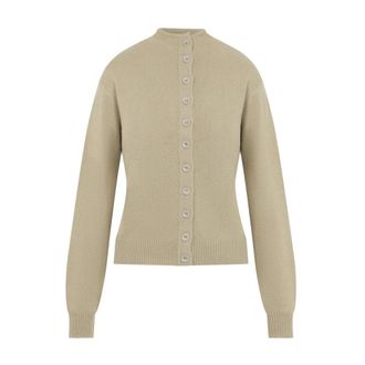 Christophe Lemaire Wendbarer Pullover mit Kn&ouml;pfen - - Knitwear - Damen - Beige - M