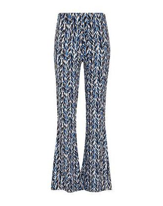 8 by YOOX PRINTED VISCOSE HIGH-WAIST FLARED PANTS