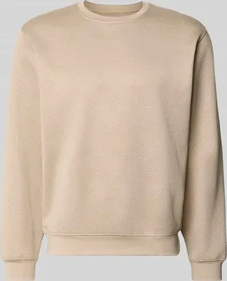 Guess Sweatshirt im Allover-Look mit Rundhalsausschnitt