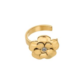Purelei Ohrringe - Earcuff Flower - Gr. unisize - in Gold - f&uuml;r Damen