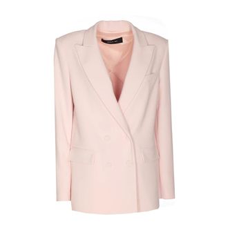 Federica Tosi Femme, Vestes, Rose, Taille: 38 FR Blazer D/P Cady