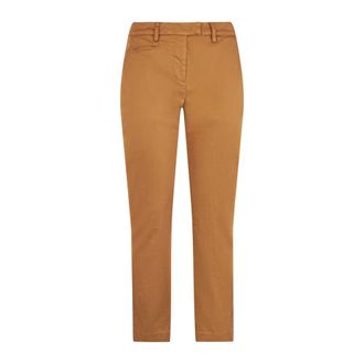 Dondup Schmal geschnittene- verk&uuml;rzte Hose - - Trousers - Damen - Braun - W27