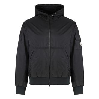 Moncler Homme, Vestes, Noir, Taille: 2XL Poiliot Short Padded Jacket