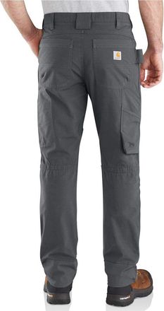 Carhartt Work in Progress Steel Rugged Flex Relaxed Fit Doppelfront Utility Arbeitshose Herren Grau W38/L34