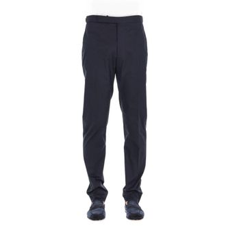Tagliatore Pantalone in Rasatello di Cotone - - Trousers - Herren - Blau - XL
