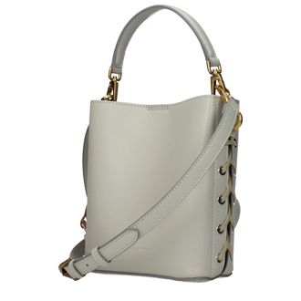 Stella McCartney Womens Eco Leather With Removable Charm Shoulder Bag Gray
