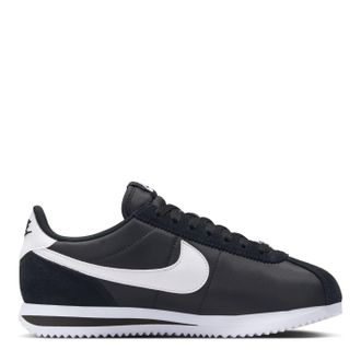 Nike Cortez Sneaker f&uuml;r Damen, Wildleder (Schwarz/Wei&szlig;)