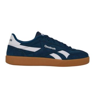 Reebok Smash Edge Mit Streifen Sneaker f&uuml;r Herren/Damen Unisex, Wildleder, Flach (Marine/Wei&szlig;)