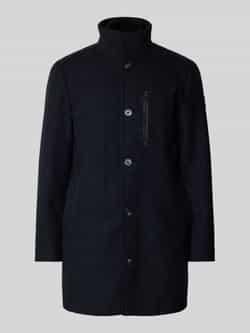 Tom Tailor Regular Fit Wollmantel in Melange mit Rei&szlig;verschlussbrusttasche