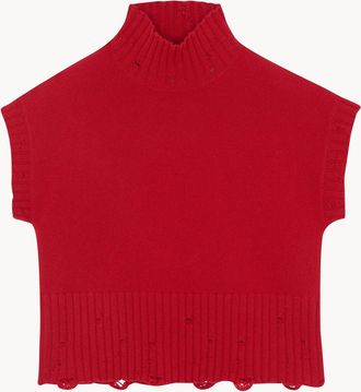 Kujten Pull cachemire femme col cheminée, 4 fils - Pull Lala